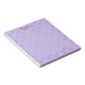 Cute Pastel Chic Lavender Personalized Notepad | Zazzle
