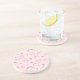 Cute Pastel Hearts & Rainbow Pattern | Kawaii Pink Coaster | Zazzle
