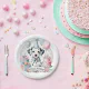 Cute Pastel Puppy Dalmatian - Birthday Paper Plates | Zazzle