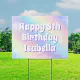 Cute Pastel Rainbow Sparkle Birthday Party Yard Sign | Zazzle