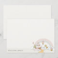 Cute Pastel Sweet Time Candy Land Kids Birthday Note Card | Zazzle