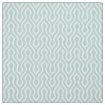 Cute pastel turquoise chevron pattern fabric | Zazzle