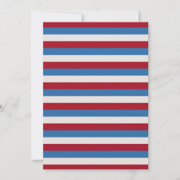 Cute Patriotic Hot Dog 4th of July Invitation | Zazzle