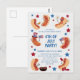 Cute Patriotic Hot Dog 4th of July Invitation Postcard | Zazzle