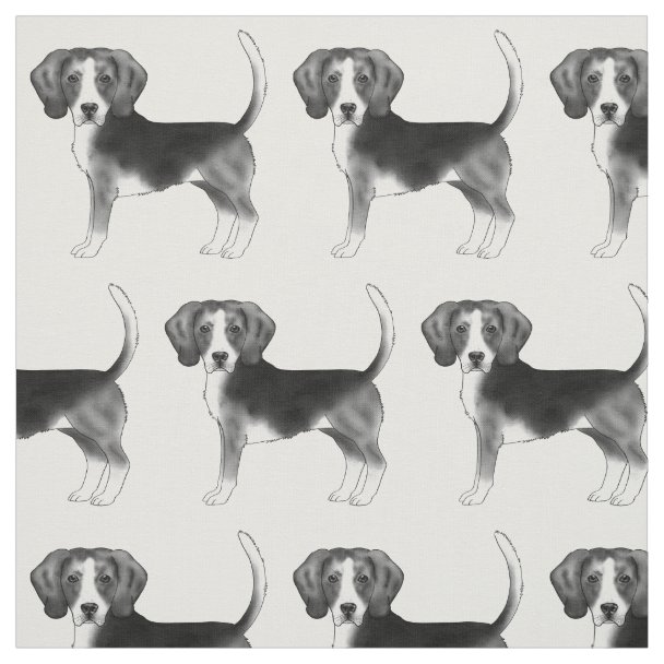 beagle hound fabric | Zazzle