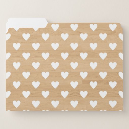 Cute Patterns on Faux Wood Background File Folders | Zazzle