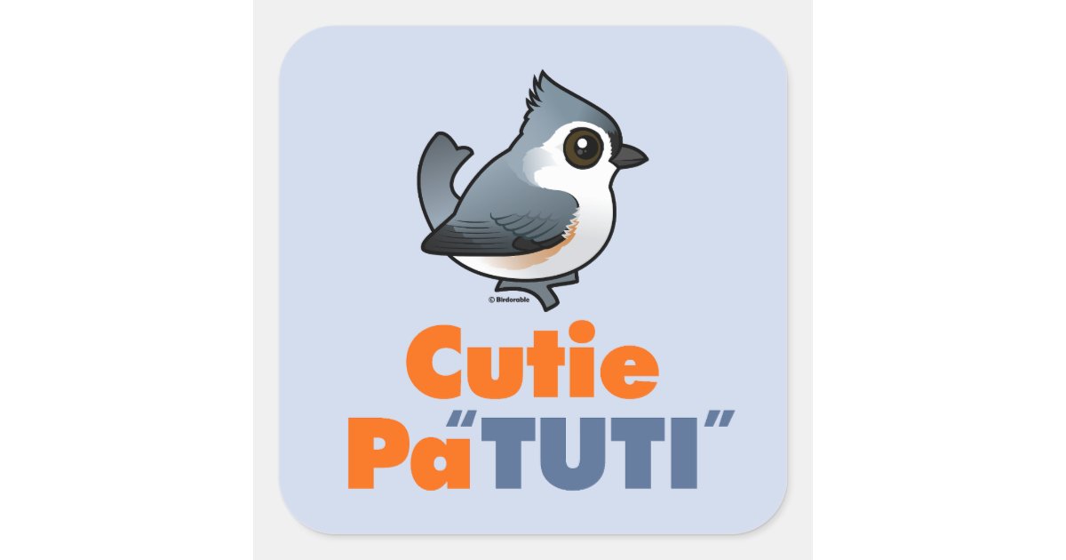 Cute PaTUTI Square Sticker | Zazzle