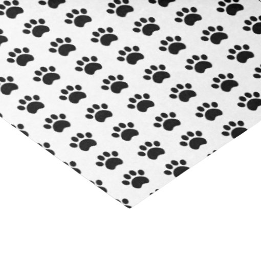 Cute Paw Print Pattern Tissue Paper | Zazzle