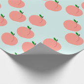 Cute Peach Wrapping Paper | Zazzle