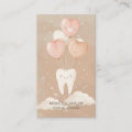 Cute Pediatric Family Dentist Tooth Smile Business Card | Zazzle