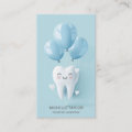 Cute Pediatric Family Dentist Tooth Smile Business Card | Zazzle