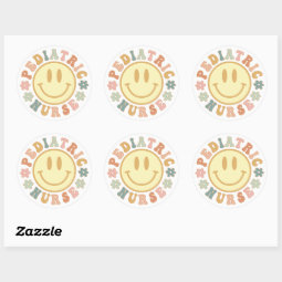 Cute Pediatric Nurse Gift | Peds Nursing Classic Round Sticker | Zazzle