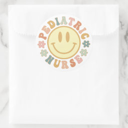 Cute Pediatric Nurse Gift | Peds Nursing Classic Round Sticker | Zazzle