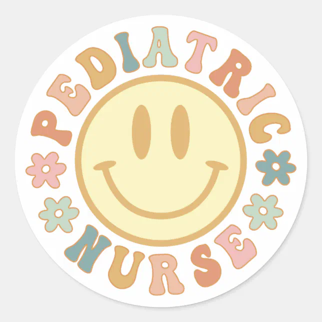 Cute Pediatric Nurse Gift | Peds Nursing Classic Round Sticker | Zazzle