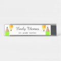 Cute Pencils School Teacher Classroom Desk Name Plate | Zazzle