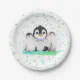 Cute Penguin Birthday Party Paper Plates | Zazzle