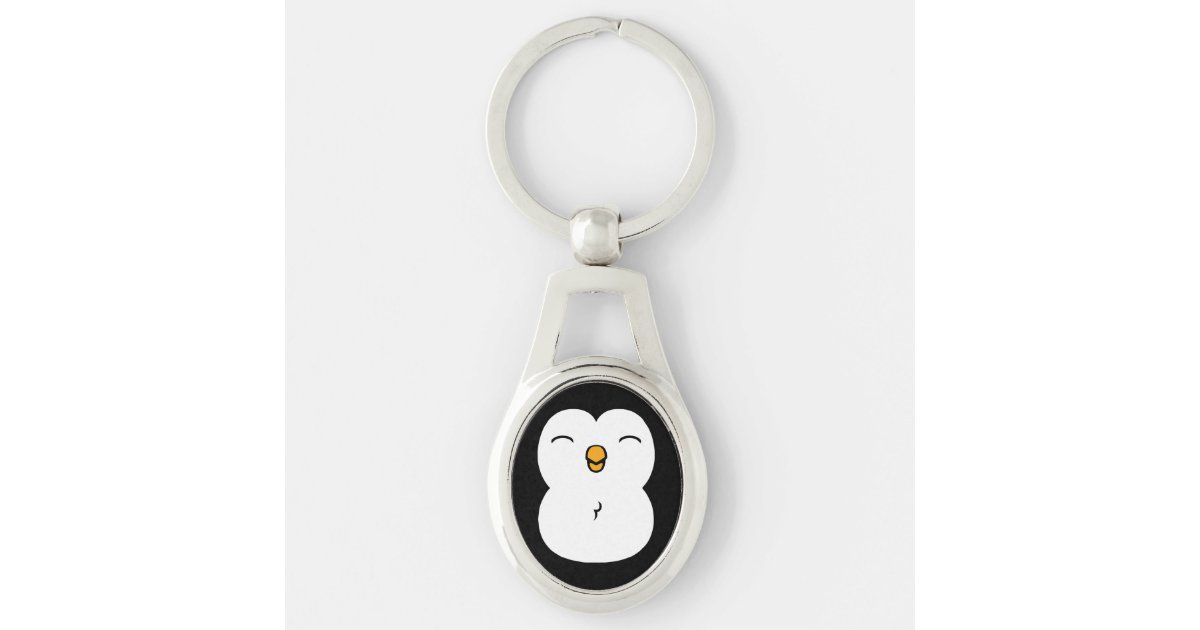 Cute Penguin Keychain | Zazzle