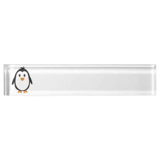 Cute Penguin Name Plate | Zazzle.com