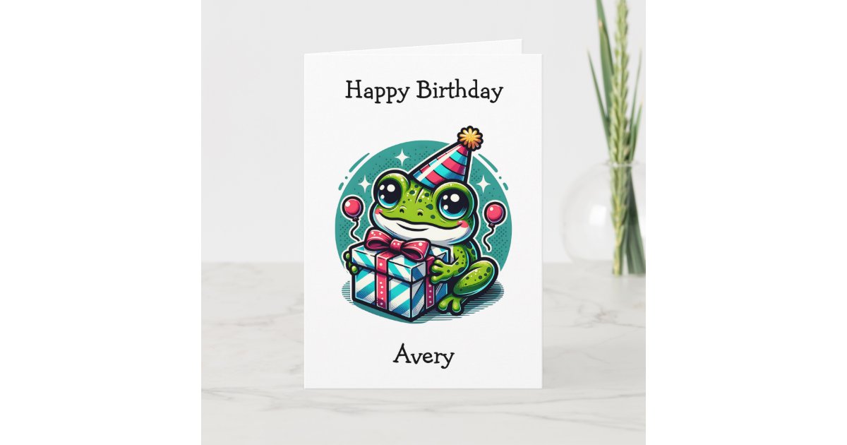 Cute Personalized Birthday Card | Coloring Page | Zazzle