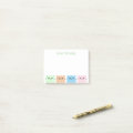 Cute Personalized Cat Lovers Post-it Notes | Zazzle