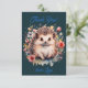 Cute Personalized Hedgehog Thank You Card | Zazzle