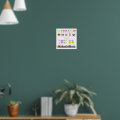 Cute Personalized Little Boy Learning Poster | Zazzle