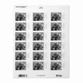 Cute Personalized Photo Address Labels | Hello | Zazzle