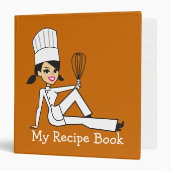 Cute Personalized Recipe Binder for Girls | Zazzle