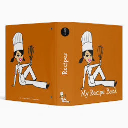 Cute Personalized Recipe Binder for Girls | Zazzle