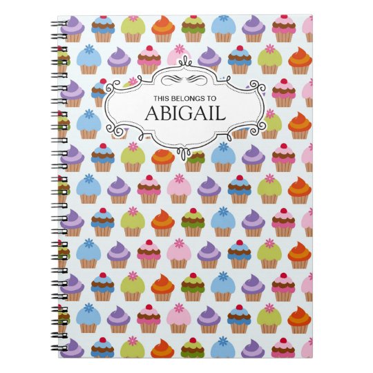 Cute Personalized Spiral Bound Notebooks | Zazzle.com