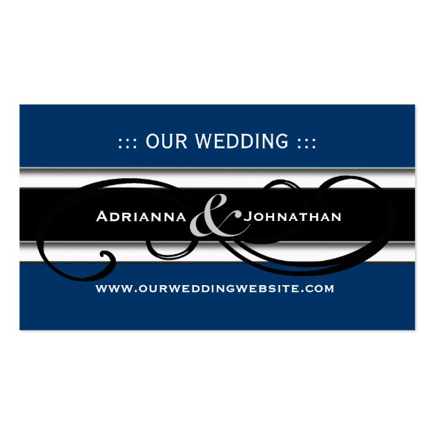 Cute Personalized Wedding Website Cards Business Card Templates