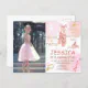 Cute photo Ballerina shoes for Girl Invitation Postcard | Zazzle