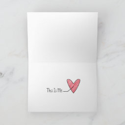 Cute Pie Chart Friends & Lovers Personalized Card | Zazzle