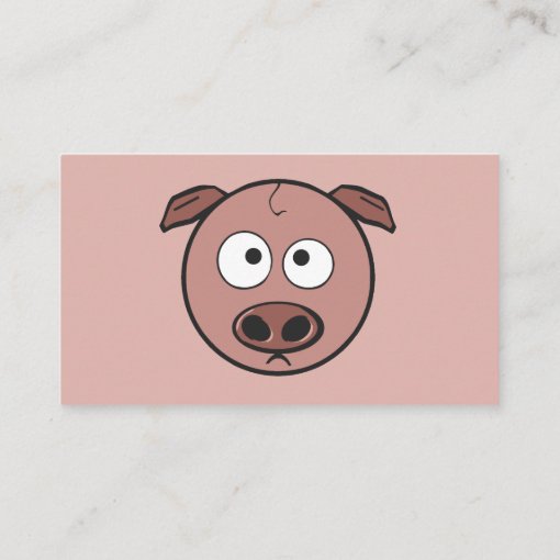 Cute Pig Business Card | Zazzle