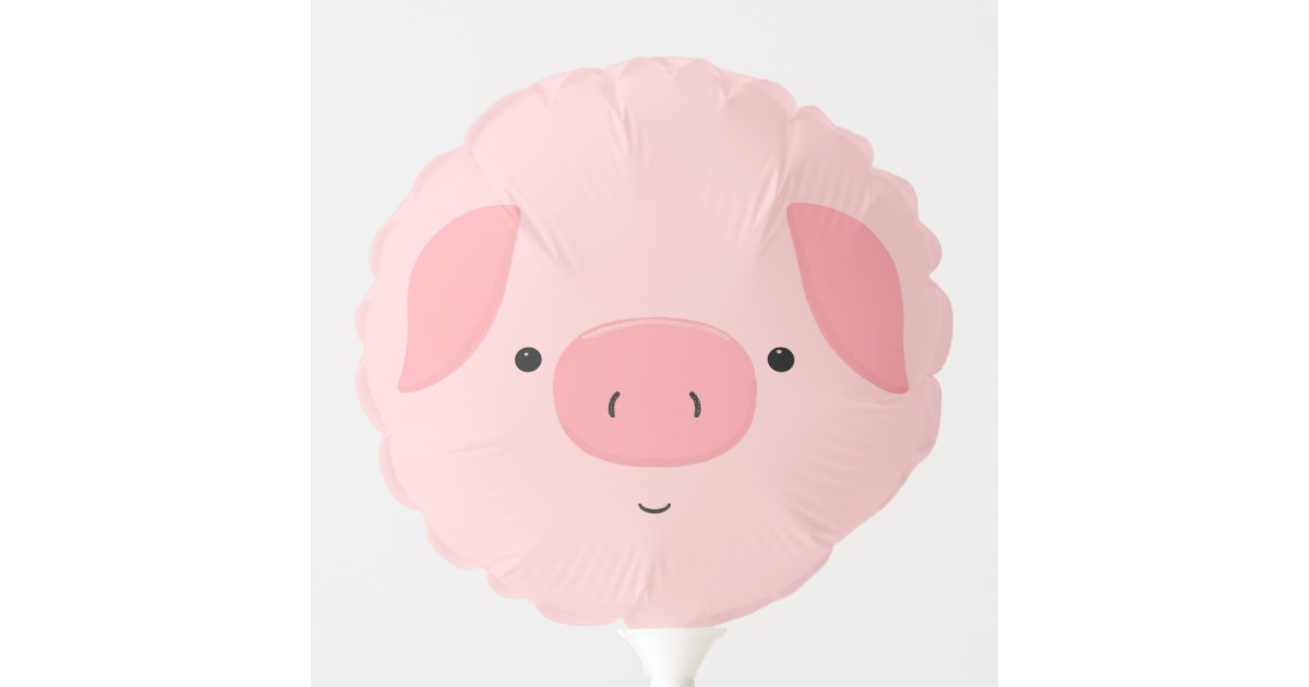 Cute Piggy Balloon | Zazzle