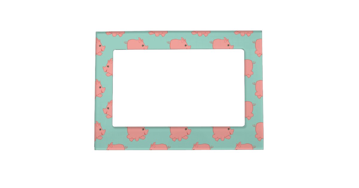 Cute Piggy Magnetic Frame | Zazzle