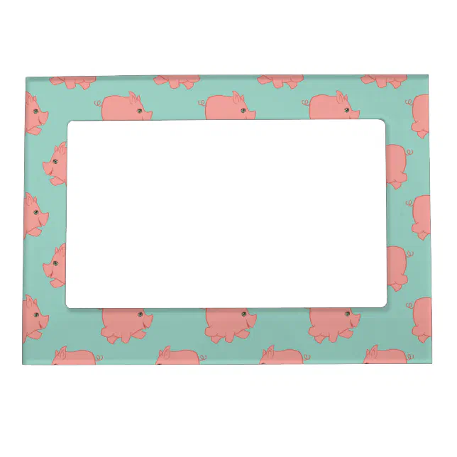 Cute Piggy Magnetic Frame | Zazzle