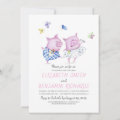 Cute Pigs Couple Sweet Engagement Party Invitation | Zazzle