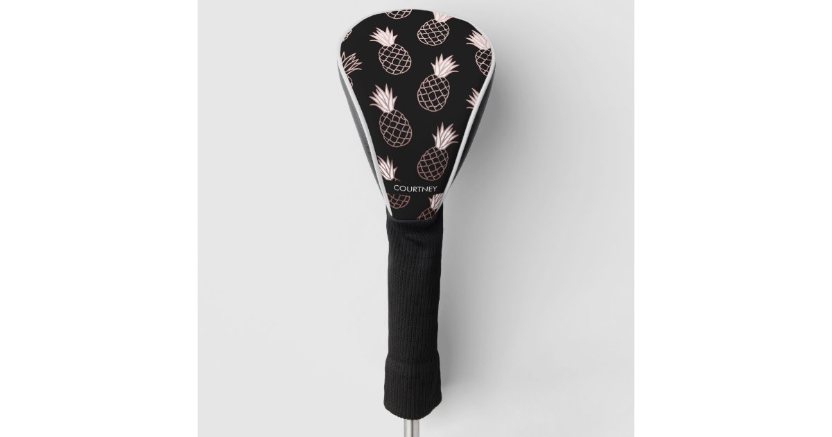 Cute Pineapple Pattern Golf Head Cover | Zazzle