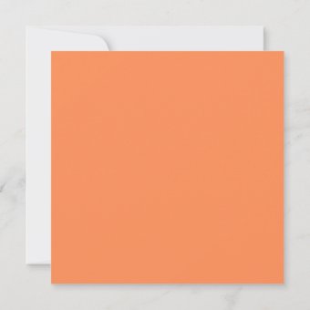 Cute Pink and Orange Floral Border Bridal Shower Invitation | Zazzle