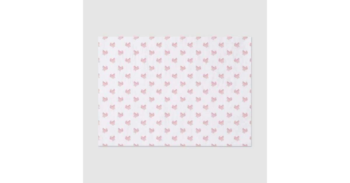 Cute Pink Baby Buggy Pattern Tissue Paper | Zazzle