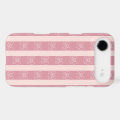 Cute Pink Bow Stripe Pattern – Girly Aesthetic Case-Mate iPhone Case | Zazzle