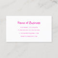 Cute Pink Calculator For Accountant and Bookkeeper Business Card | Zazzle