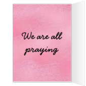 Cute Pink Color Get Well Wish Gigantic Card | Zazzle