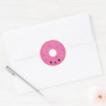 Cute Pink Donut Sticker | Zazzle