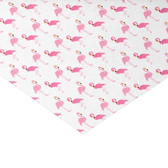 Cute Pink Flamingos Tissue Paper | Zazzle.com