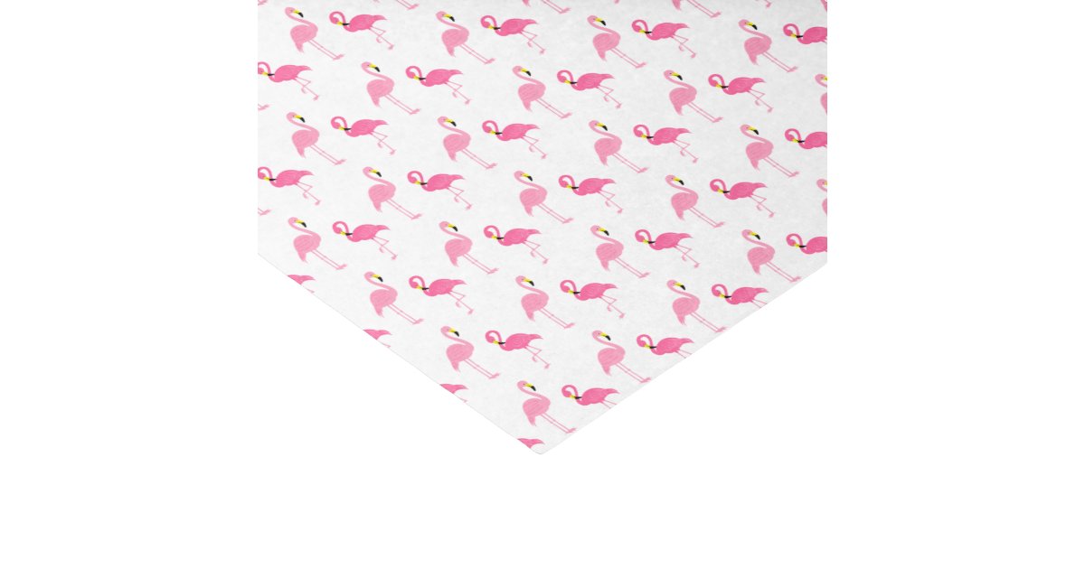 Cute Pink Flamingos Tissue Paper | Zazzle