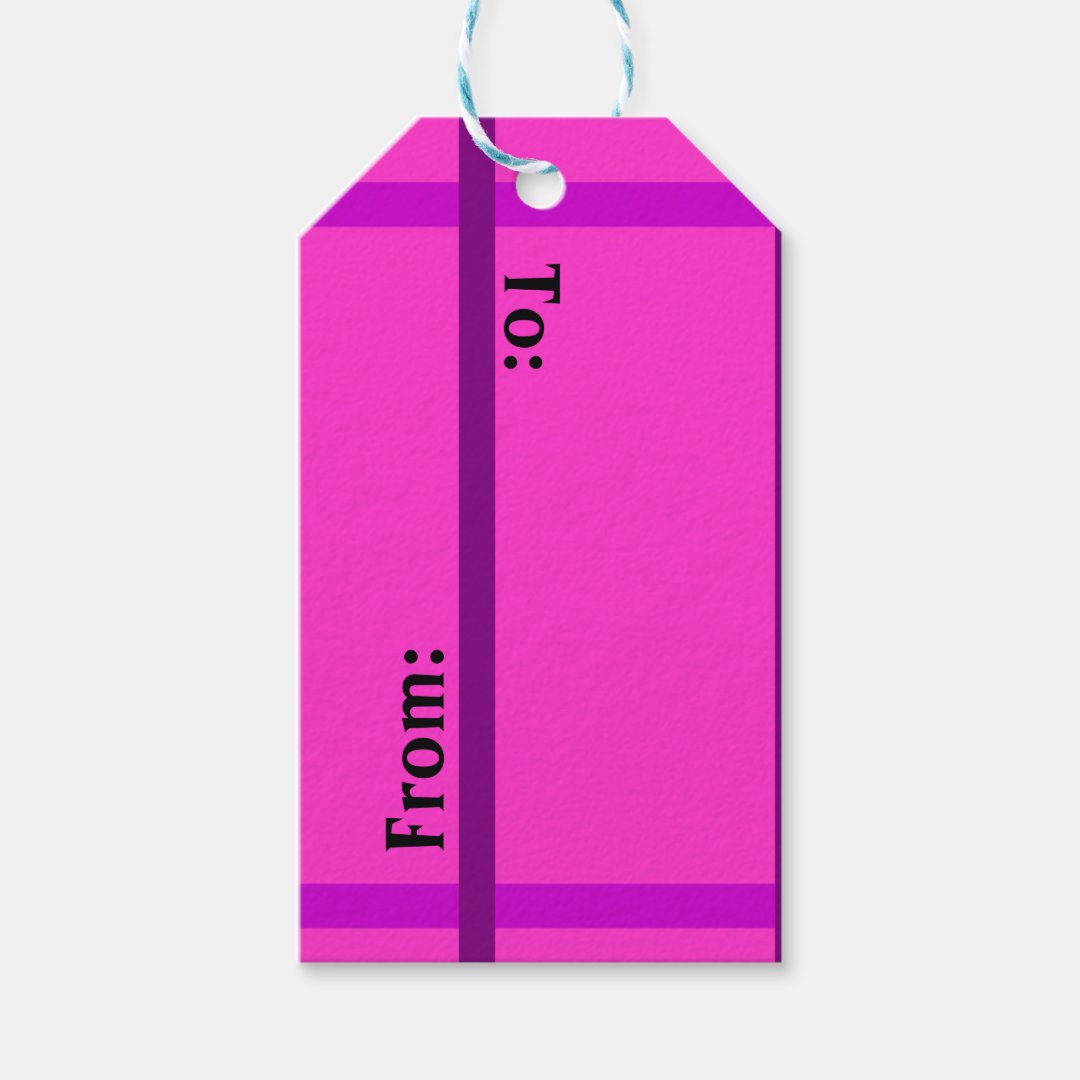 Cute Pink Gift Tags | Zazzle