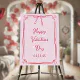 Cute Pink & Red Valentine's Day Party Welcome Sign | Zazzle