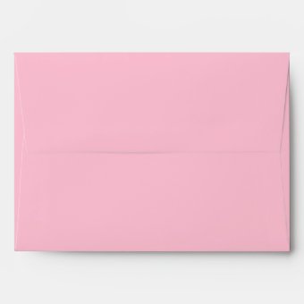 Cute Pink Teddy Bear Baby Girl Shower Birthday Envelope | Zazzle